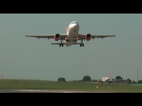 Bristol Airport Runway 09 Arrivals/Departures | 22/8/13 - YouTube