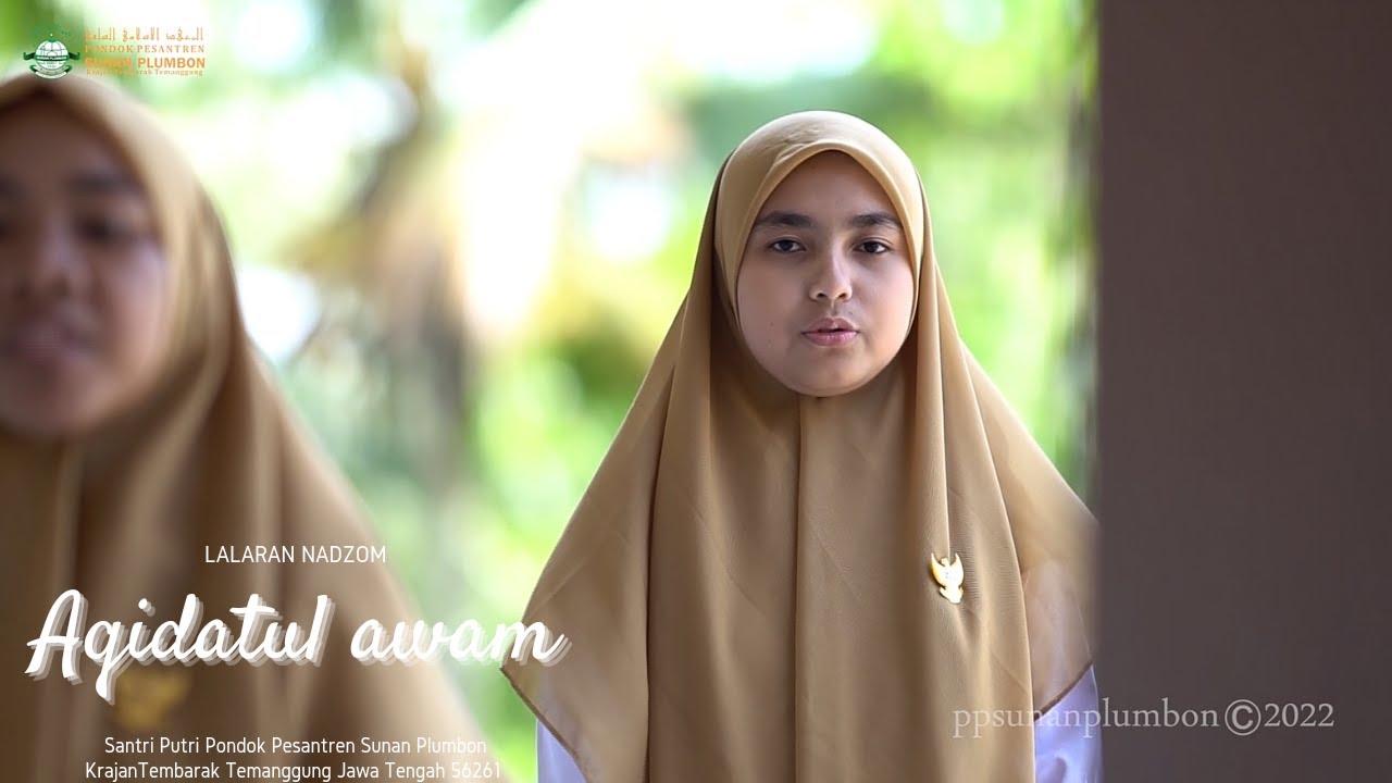 FULL LALARAN NADZOM AQIDATUL AWAM SANTRI PUTRI - YouTube