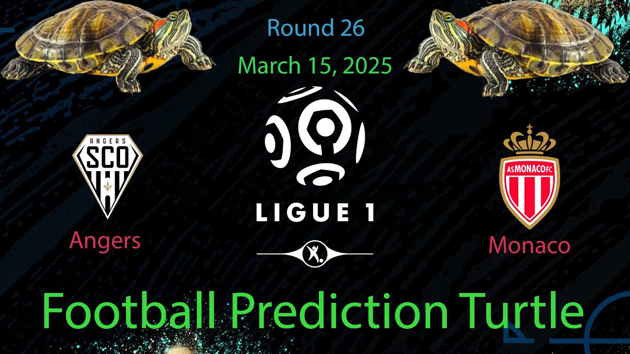 Angers vs Monaco ⚽ Ligue 1 2024/2025 🐢World Football Prediction Turtle ...