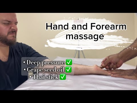Intense Hand & Forearm Massage – Deep Relaxation with Thai Stick and ...