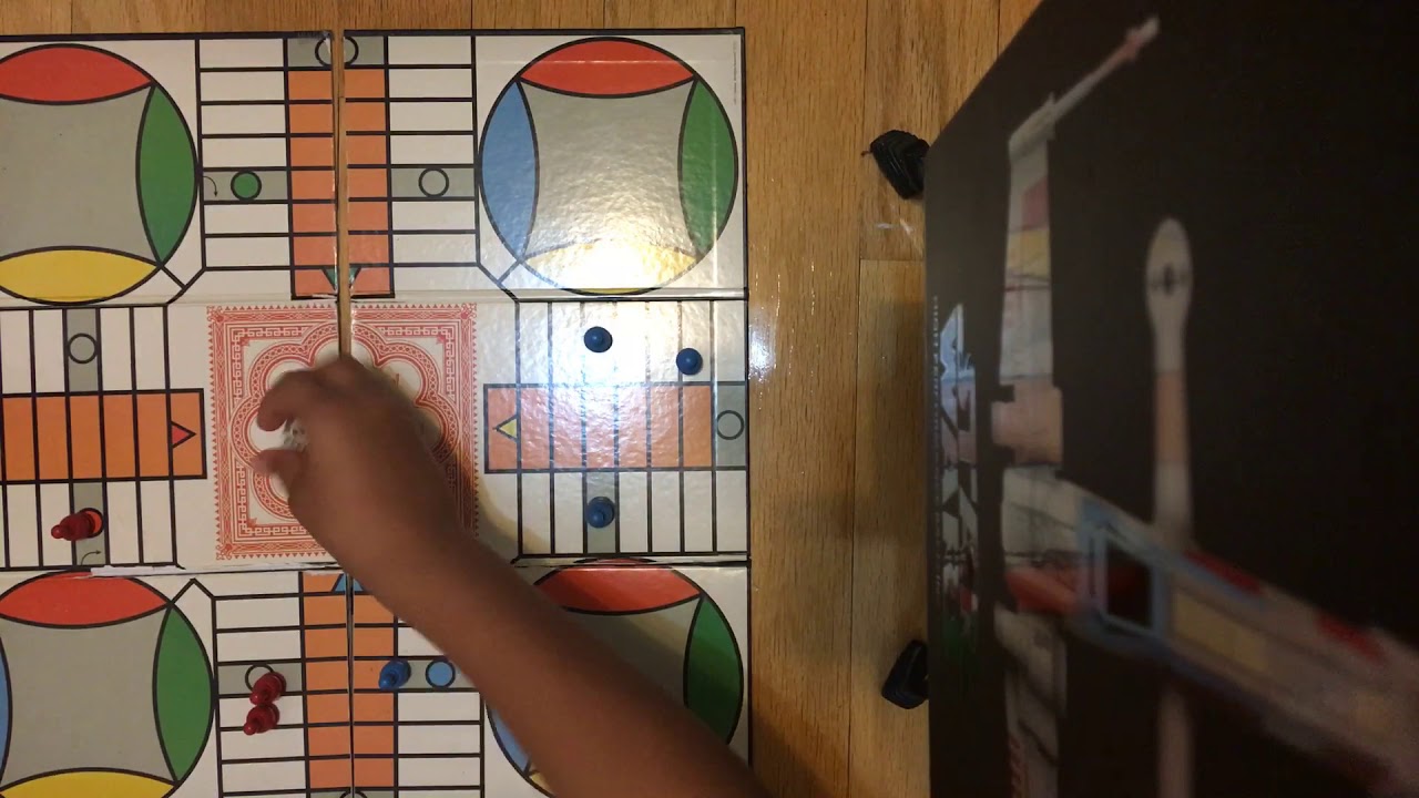 Playing parcheesi with my friend. Sorry so short he had to go - YouTube