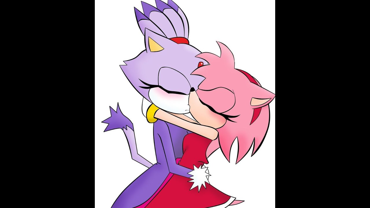Blaze The Cat And Amy Rose Kiss