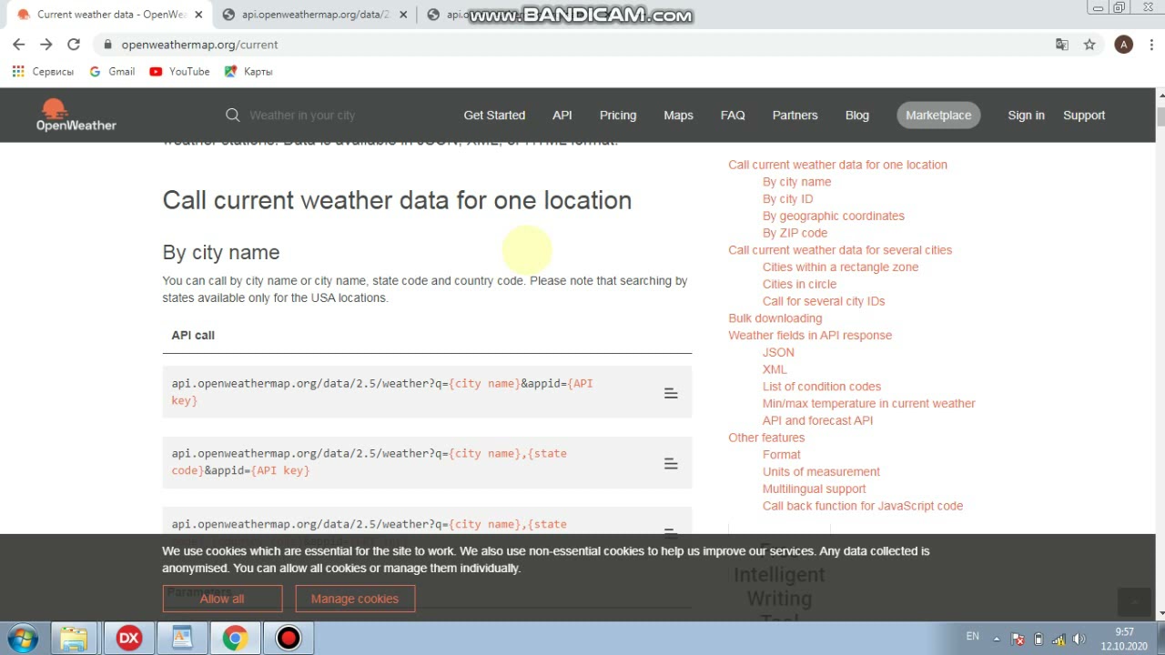 Работа с JSON в Embarcadero Delphi. Использование сервера OWM (информация о погоде). - YouTube