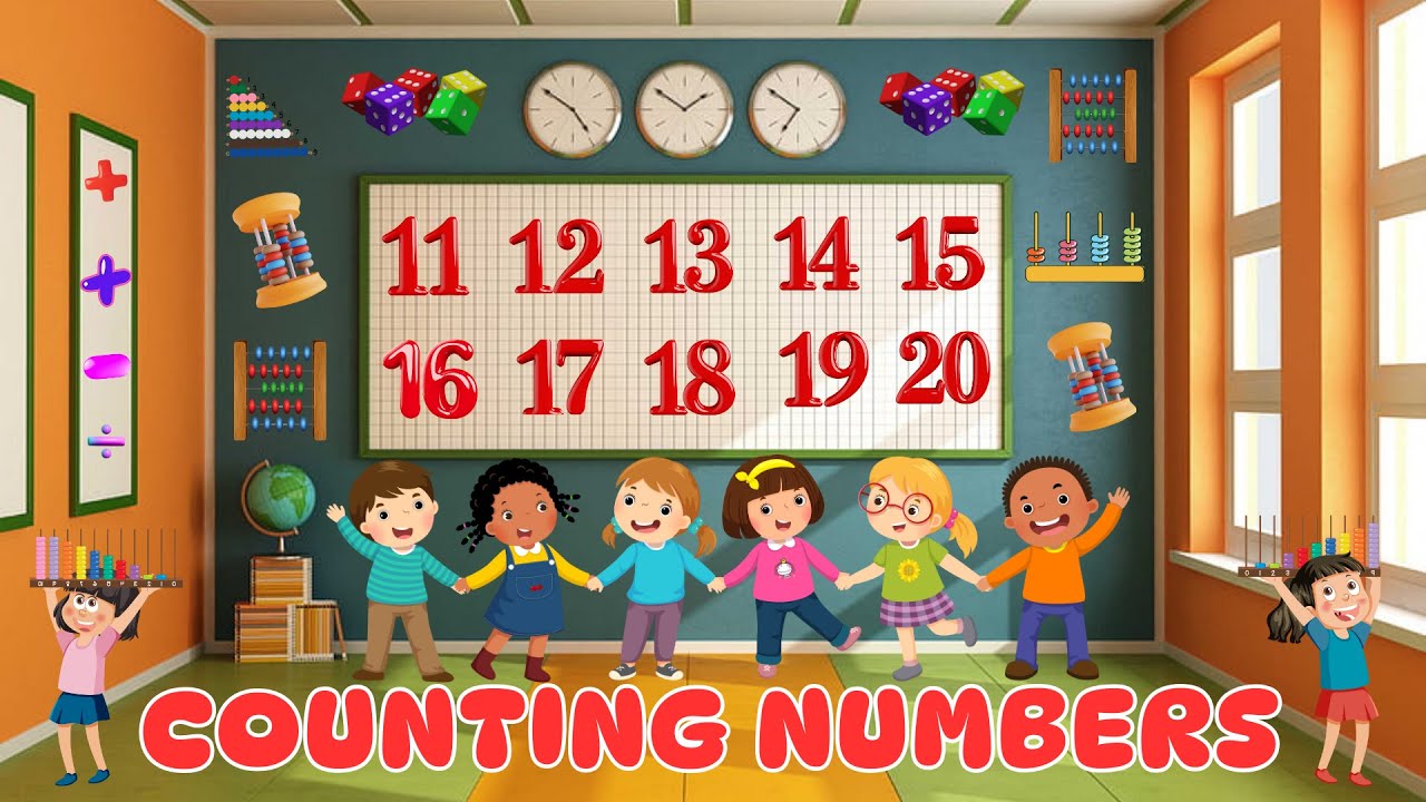 Counting 11 to 20 Song for Kids - Number Song Continued - Toddlers ...