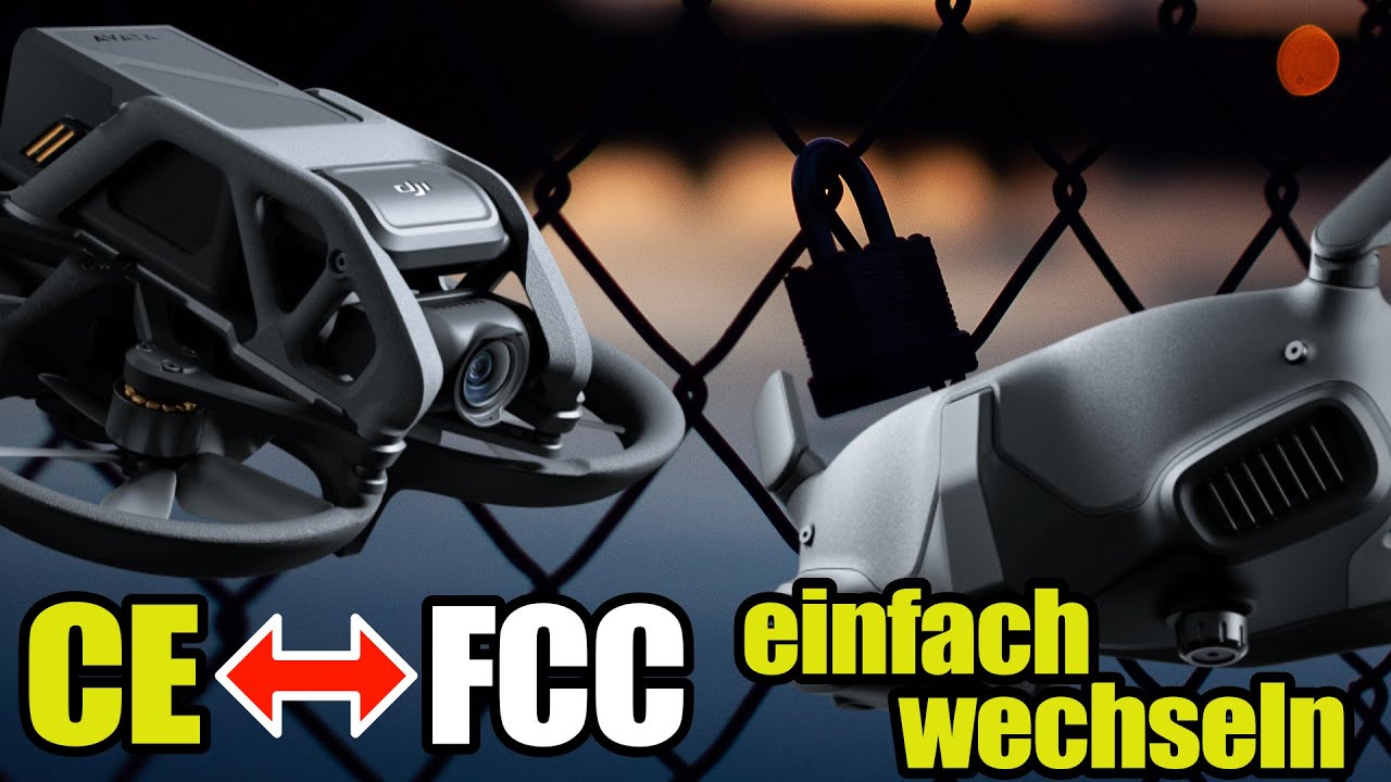 DJI AVATA FCC Hack - Einfach Zwischen FCC und CE Mode wechseln - YouTube
