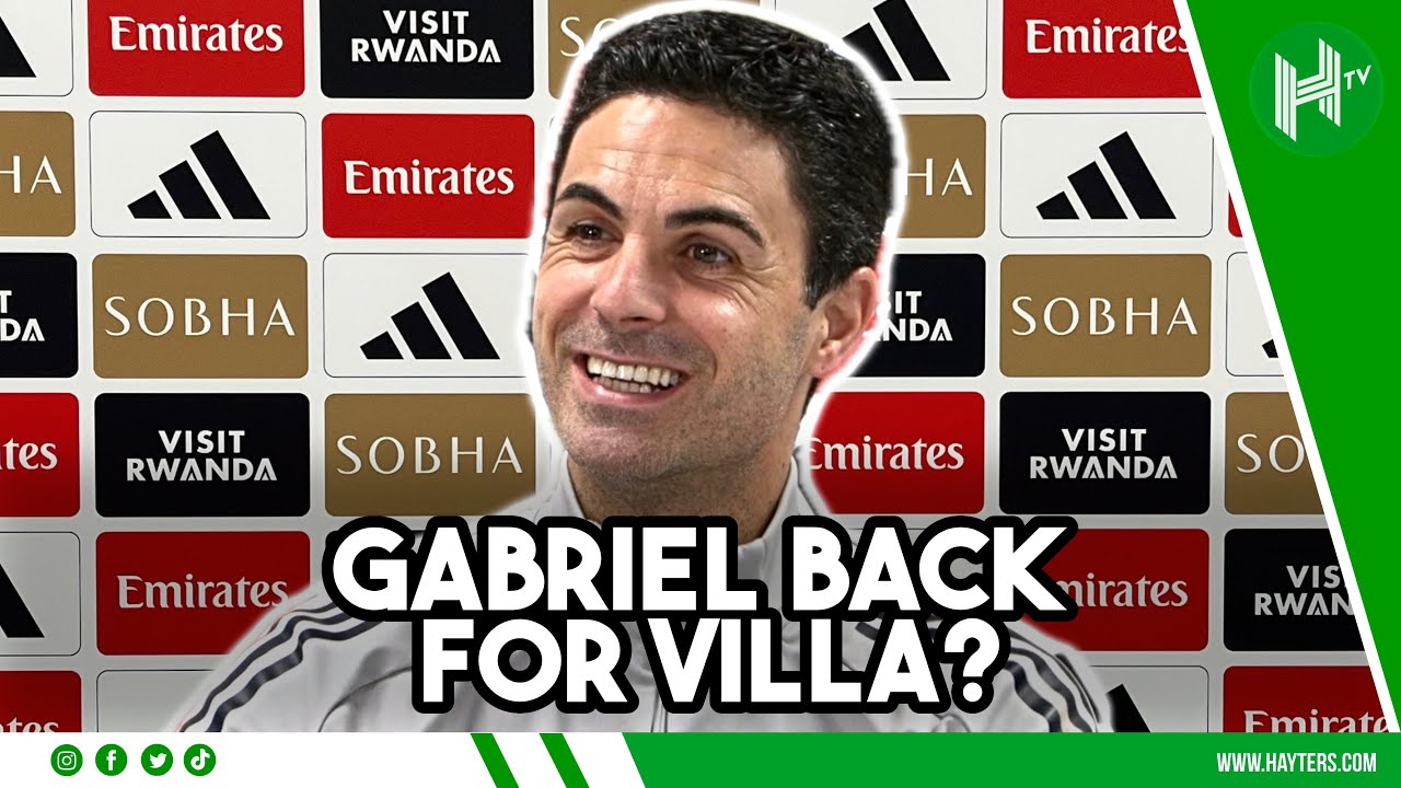 White OUT, Zubi FINE, Gabriel BACK for Villa? | Mikel Arteta | Everton ...