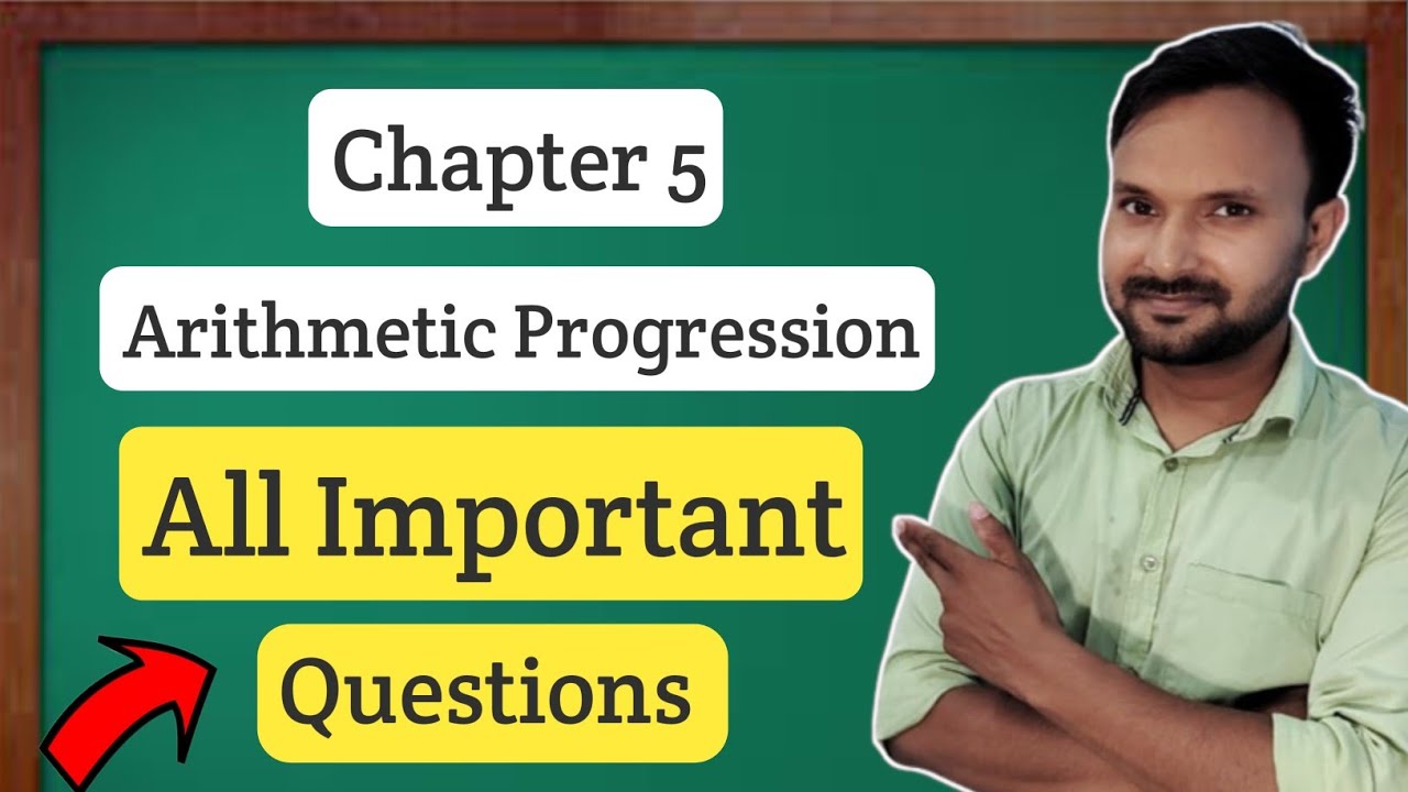 Most important questions (arithmetic progression) - YouTube