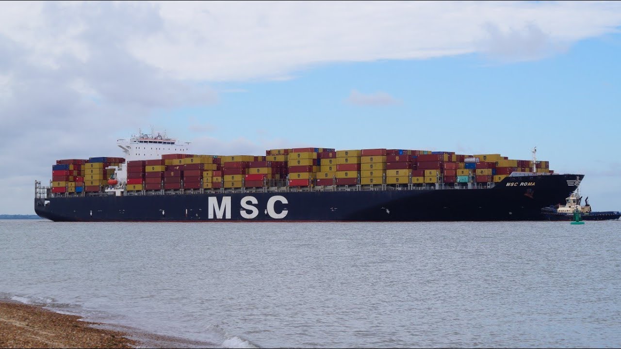Containership MSC ROMA - Shipspotting Port of Felixstowe 🇬🇧 20/6/24 ...