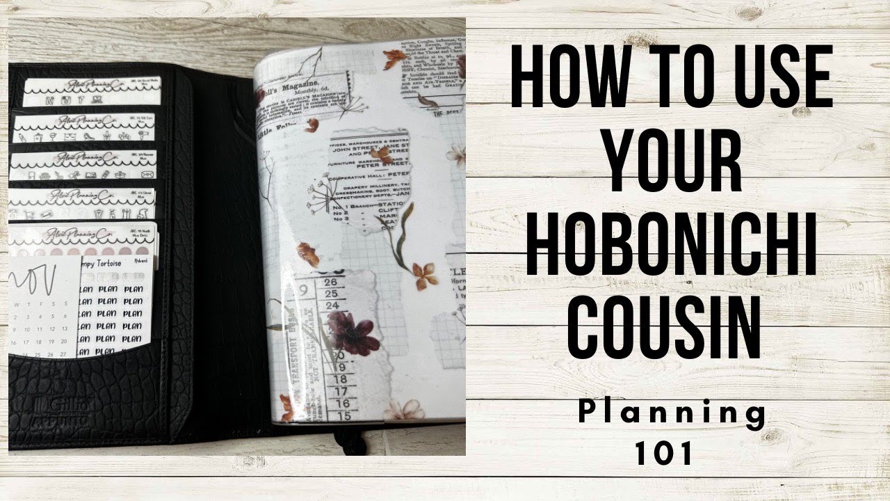 How to use the Hobonichi Cousin || functional planning || memory planning - YouTube