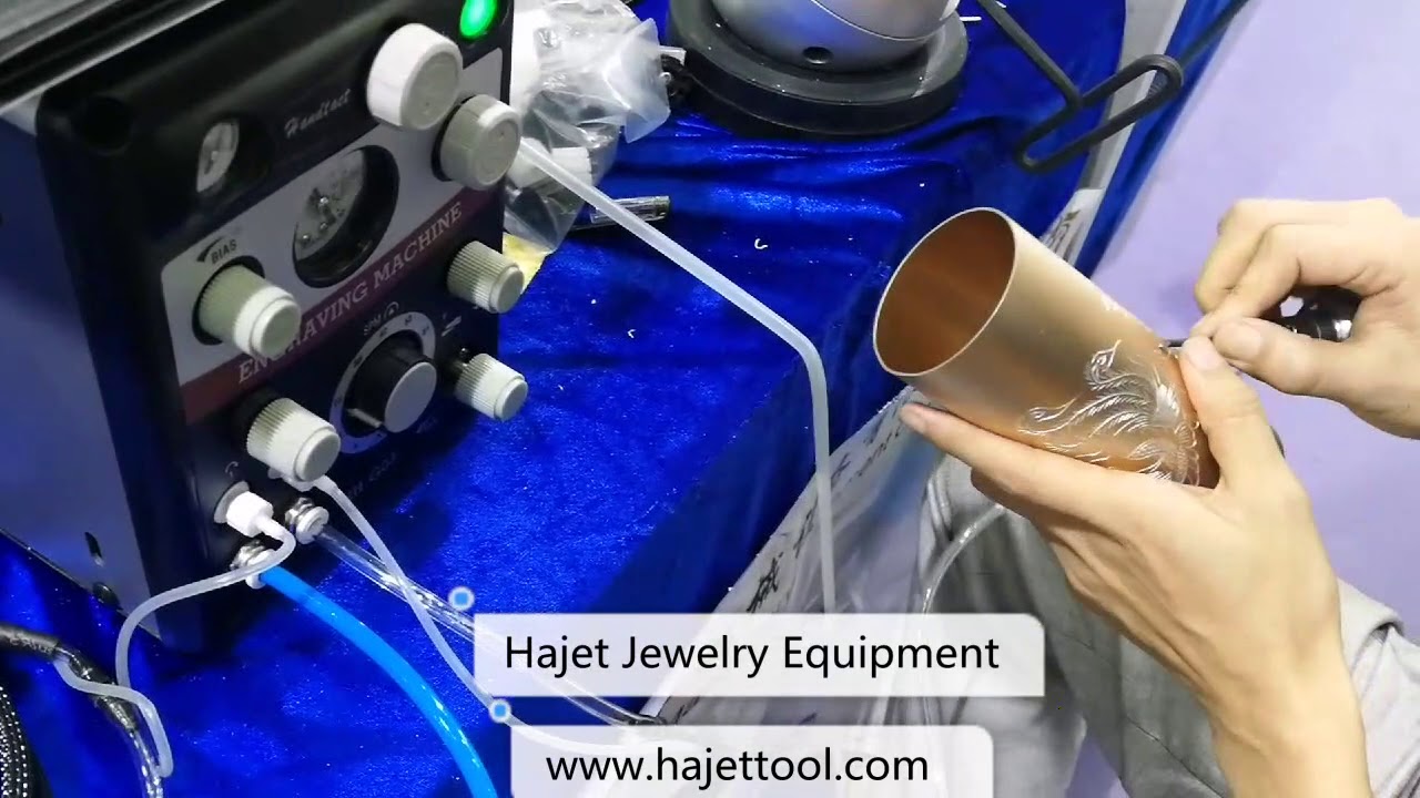 HJ 130 Palm Control Pneumatic Engraver for jewelry - YouTube
