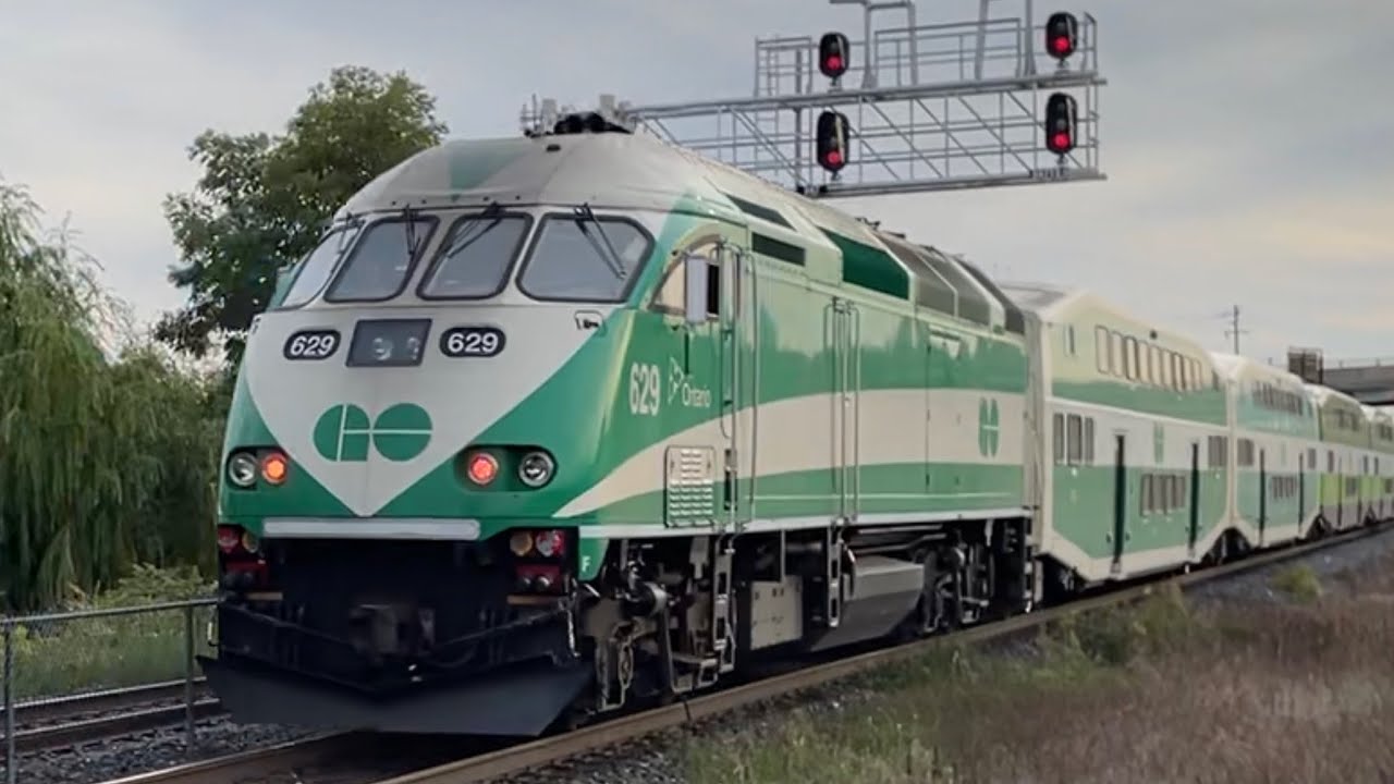 Go Train 629 Aldershot Go Station October 01 2022 - YouTube