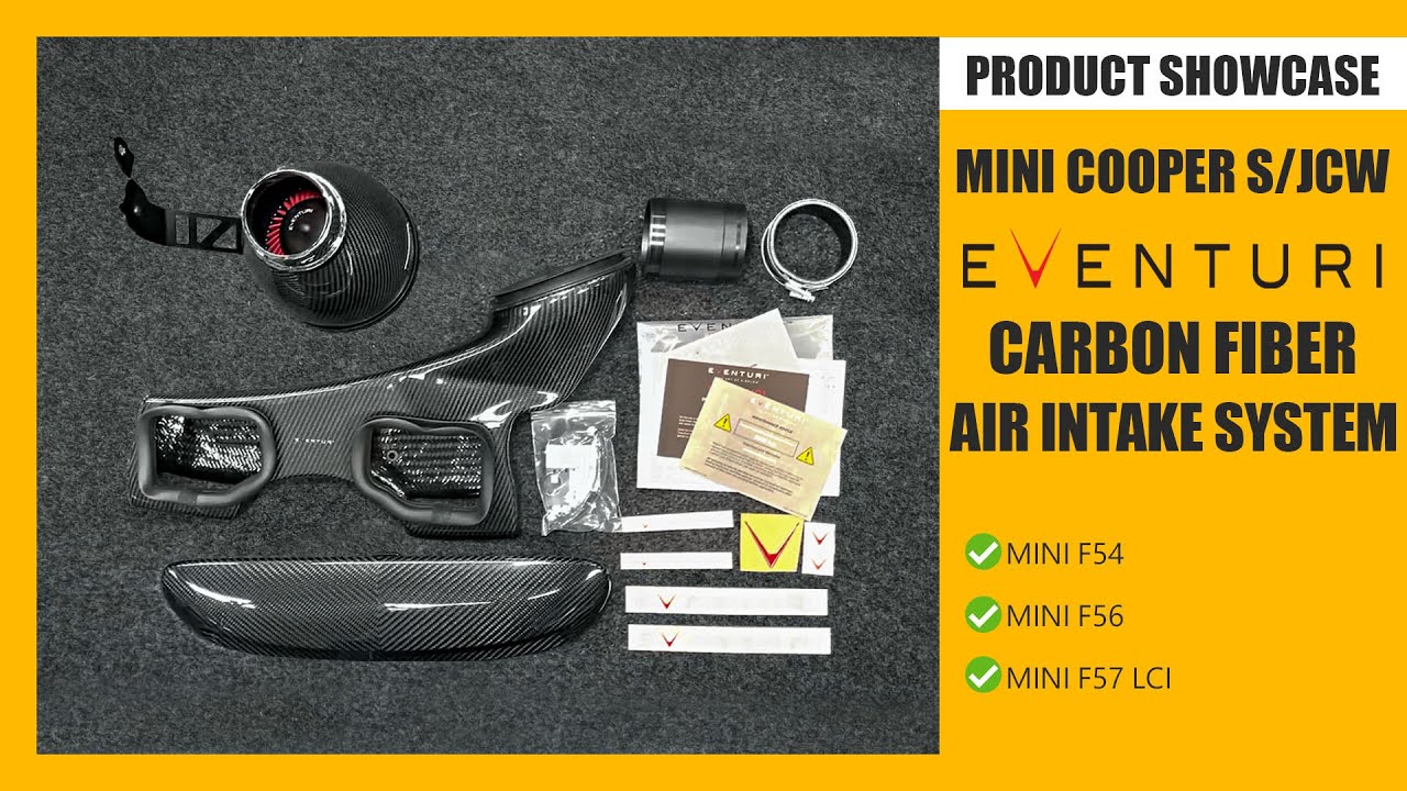 Eventuri MINI Cooper S/JCW – Black Carbon Air Intake System For MINI ...