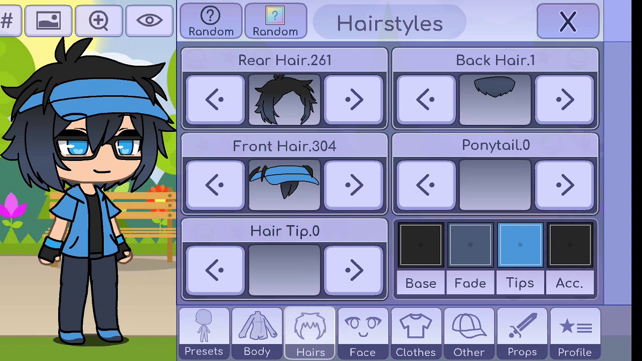 Editor avatares de gacha life - YouTube