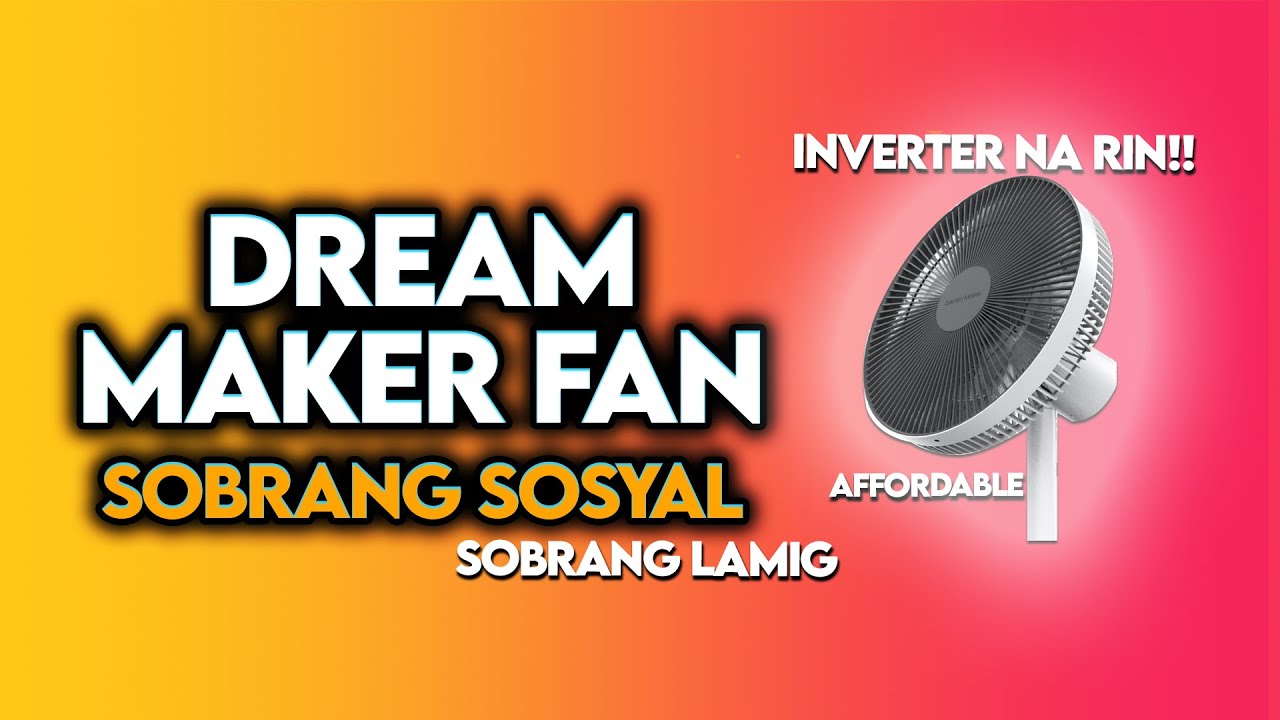 Dream Maker DC Inverter 15W Energy Saving Electric Fan Smart Fan Stand ...
