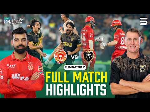 Full Match Highlights | Hyderabad Kingsmen vs Islamabad United | Eliminator 2 | HBL PSL 11 | MZB1J