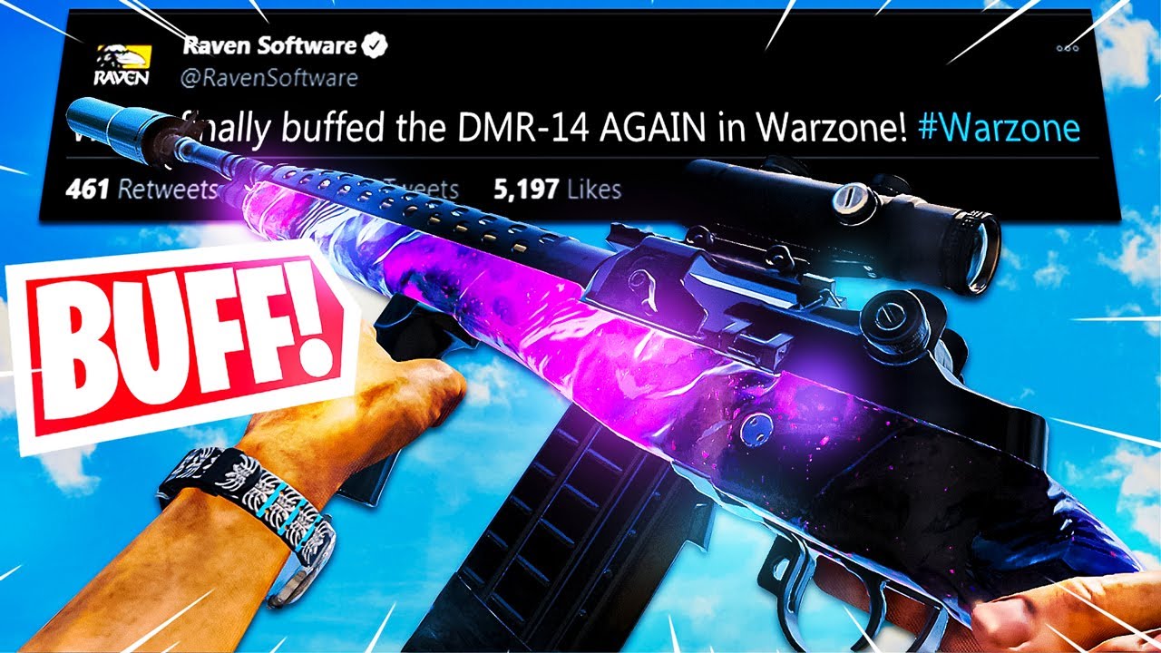 DMR 14 *BUFFED* CLASS! BEST DMR 14 CLASS FOR WARZONE! 30 KILLS - YouTube