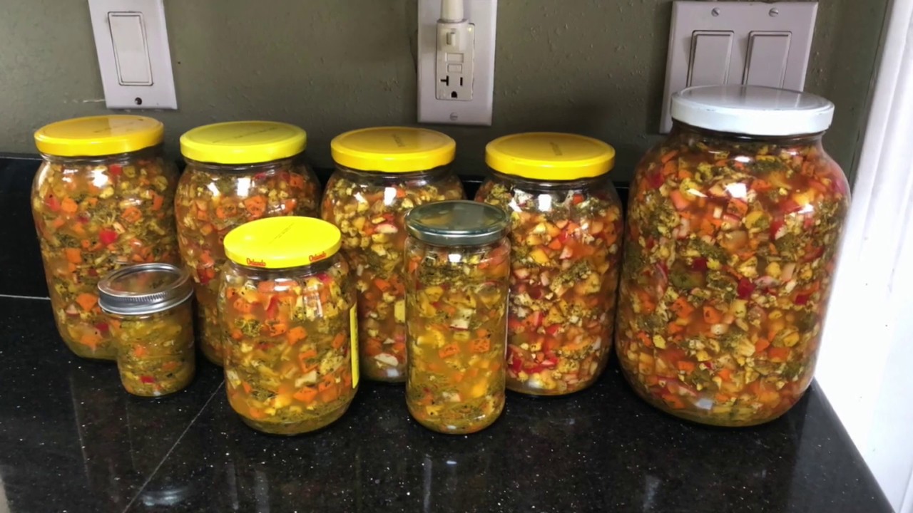 How To Make Pickled Vegetables (Iranian Torshi) |Aroma781| - YouTube