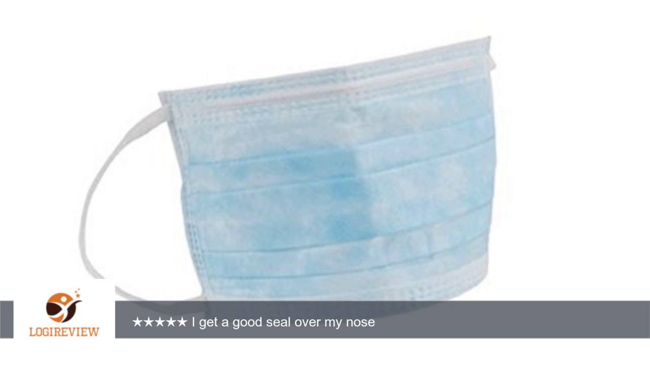 3M-1820 Face Masks, Blue With Earloops 50/BX by 3M Healthcare | Review ...