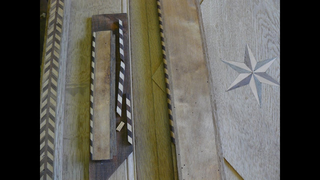 Intarsie, Marketerie herstellen - YouTube