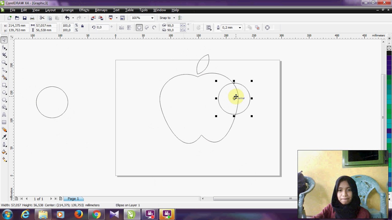 TUTORIAL MEMBUAT LOGO APPLE DI CorelDRAW X4 - YouTube
