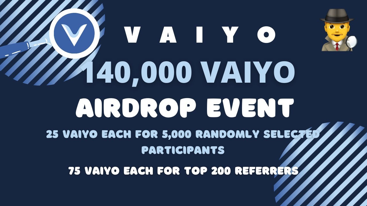 New airdrop: Vaiyo (VAIYO) | Total Reward: 140,000 VAIYO - YouTube