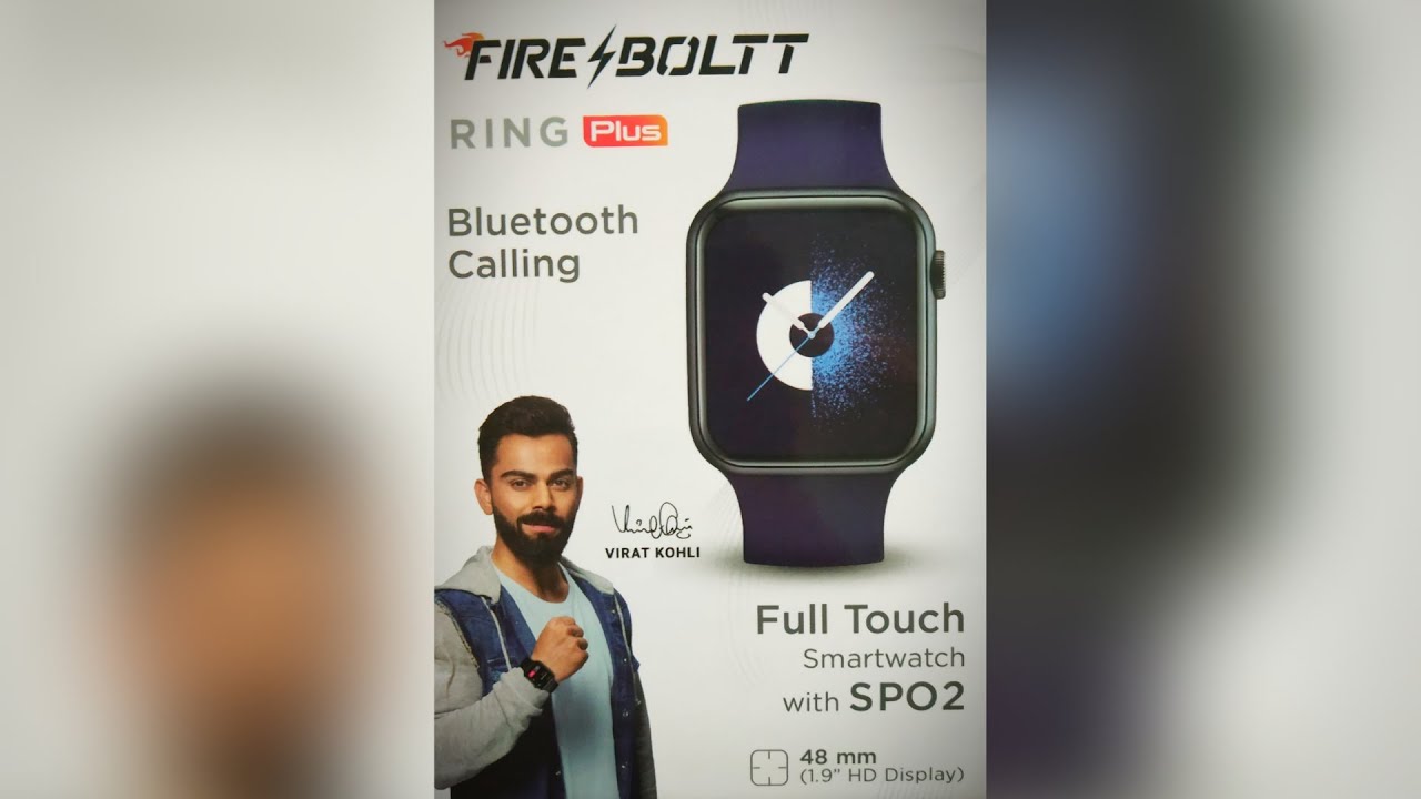 Fire Boltt ring Plus review - Best Bluetooth Calling Smart Watch - YouTube