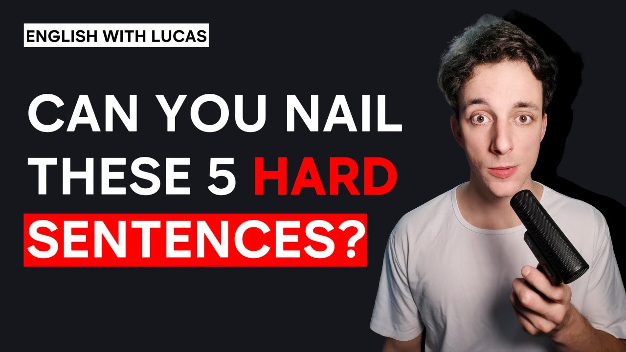 5 HARD! Sentences to Master Your Pronunciation - YouTube