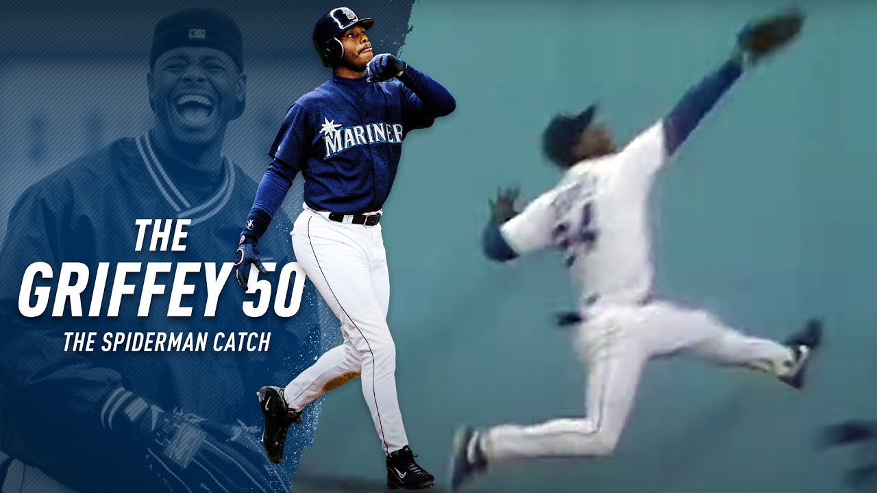 The Griffey 50 | The Spiderman Catch - YouTube
