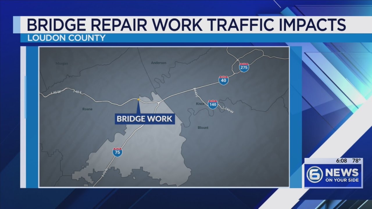 Bridge repair to impact traffic for two weekends - YouTube