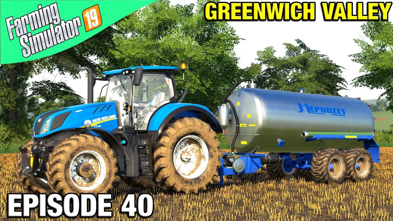 SPREADING WITH THE NH Farming Simulator 19 Timelapse - Greenwich Valley ...