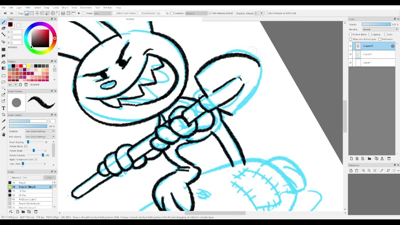 Drawing Max from Sam & Max from memory - YouTube