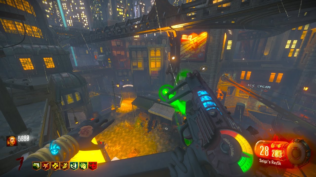 NEW MP5k RAYGUN on Shadows of Evil!! - YouTube