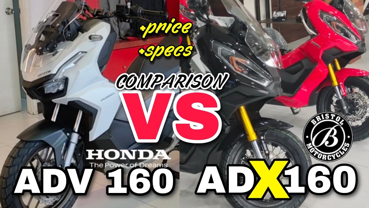 Full COMPARISON of Honda ADV160 VS BRISTOL ADX 160 Specs Features Price ...