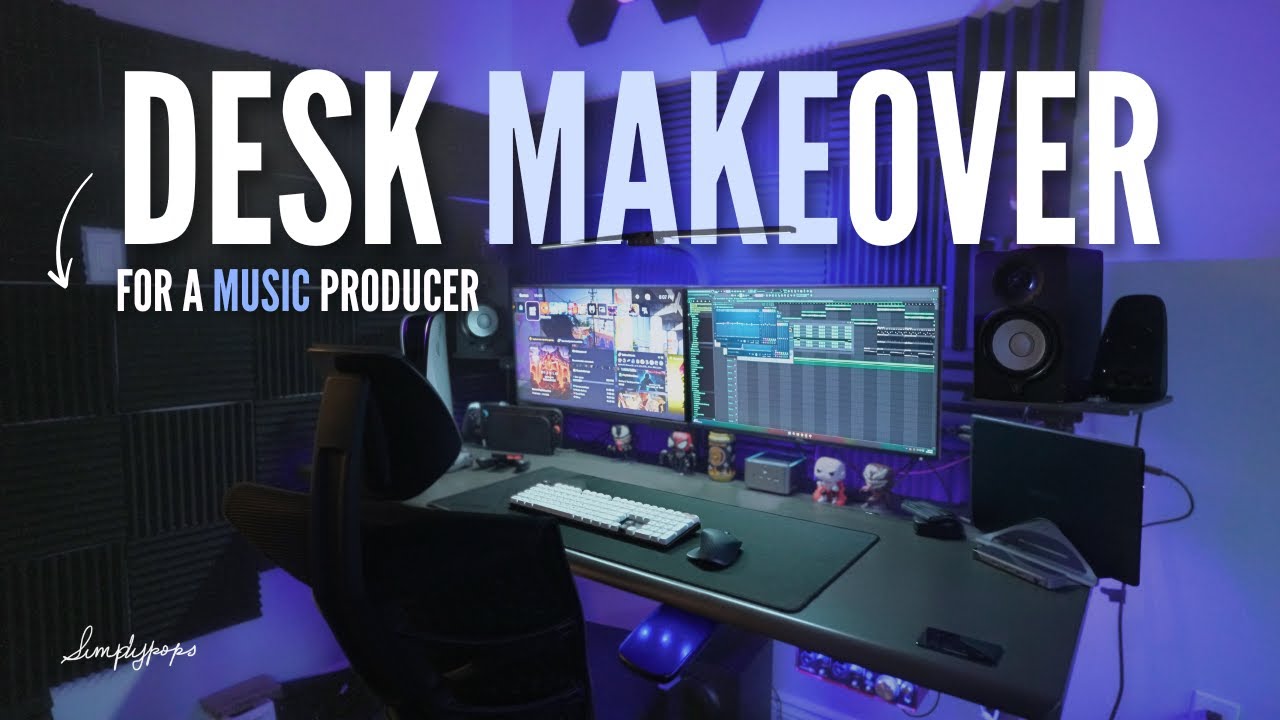 Transforming a Workspace: Ultimate Desk Setup Makeover - YouTube