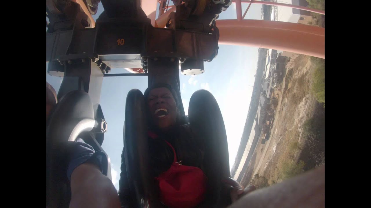 Perfect haircut on an Anaconda Roller Caster - YouTube