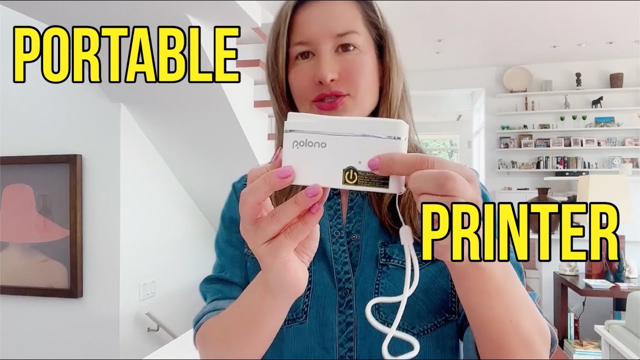 POLONO P31S Label Maker Machine with Tape Portable Thermal Printer ...