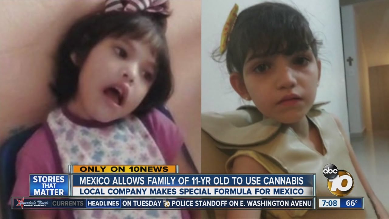 Mexico allows family of 11-year-old to use cannabis oil - YouTube