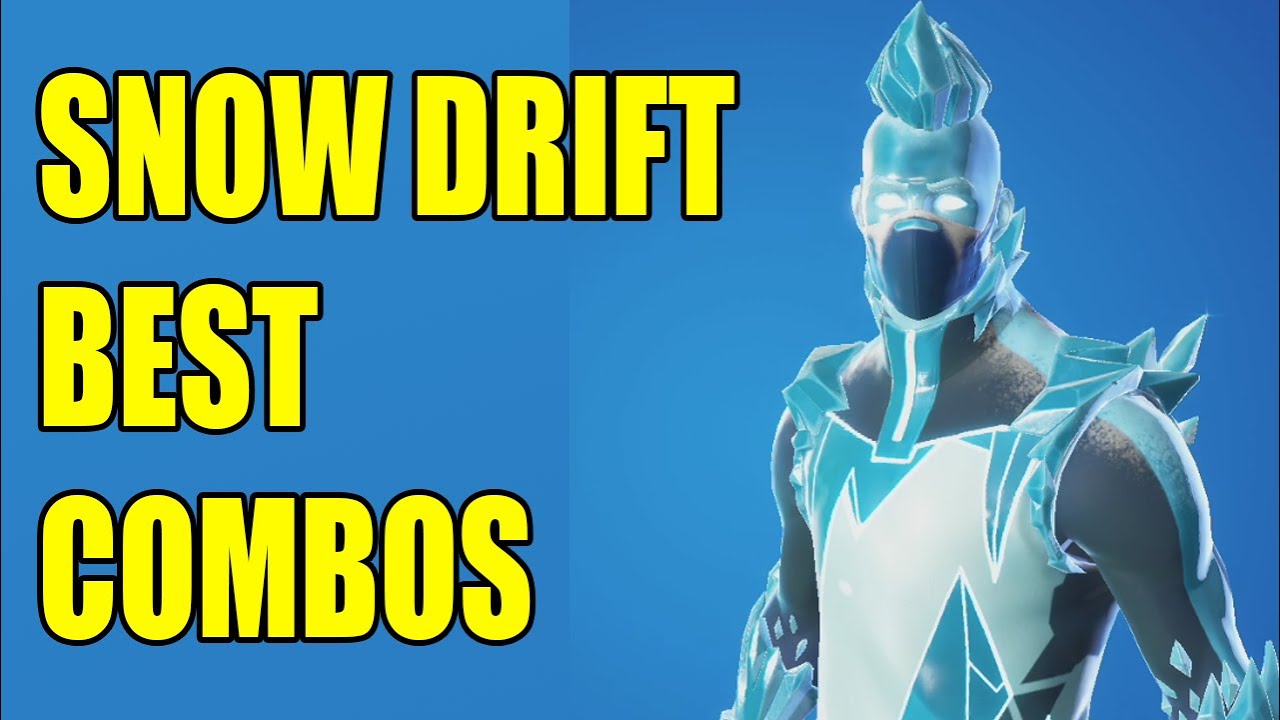SNOW DRIFT Skin BEST COMBOS in Fortnite Chapter 2 Season 5 - YouTube
