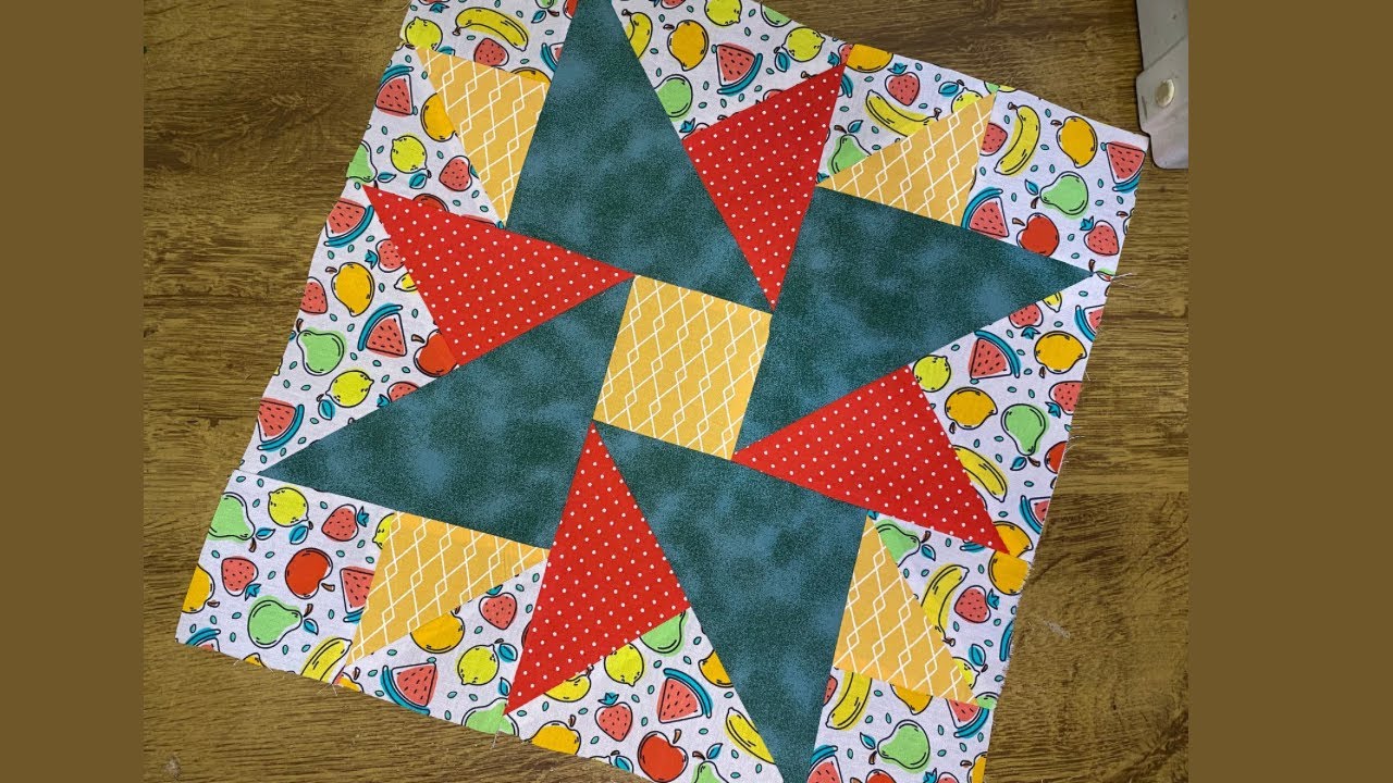 COMO FAZER BLOCO DE PATCHWORK NA MÁQUINA DOMÉSTICA - YouTube