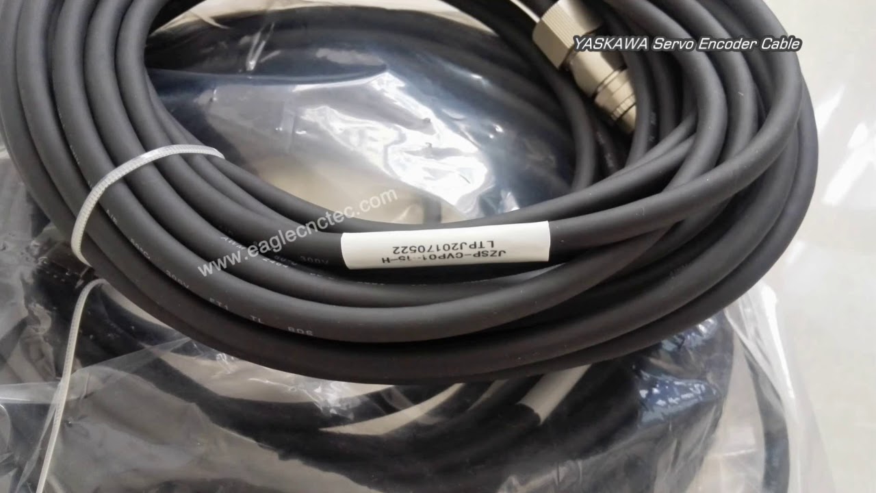YASKAWA Servo Encoder Cables Assembly Line with Connector - YouTube