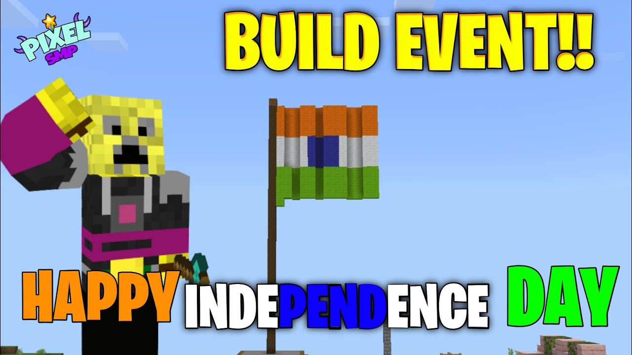 I MADE INDIA FLAG IN MINECRAFT [PIXEL SMP] - YouTube