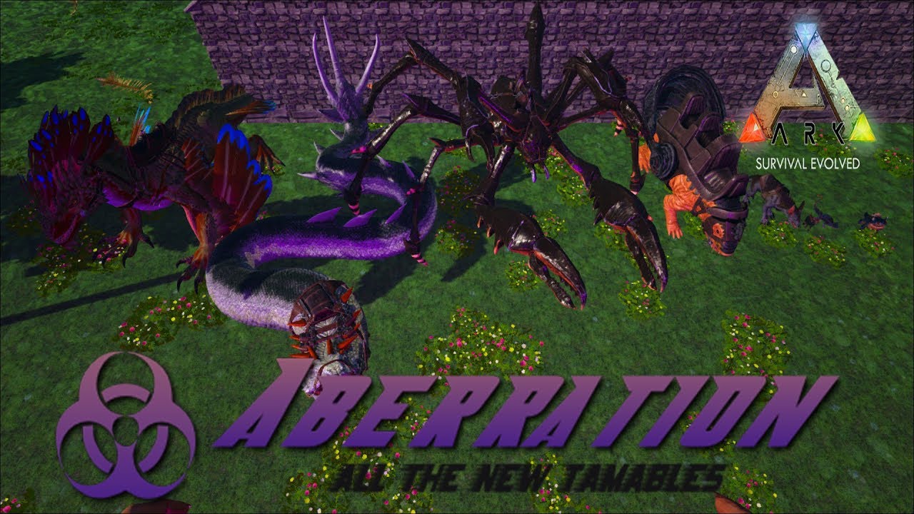 Ark Survival Evolved Aberration Testing The New Dinos - YouTube