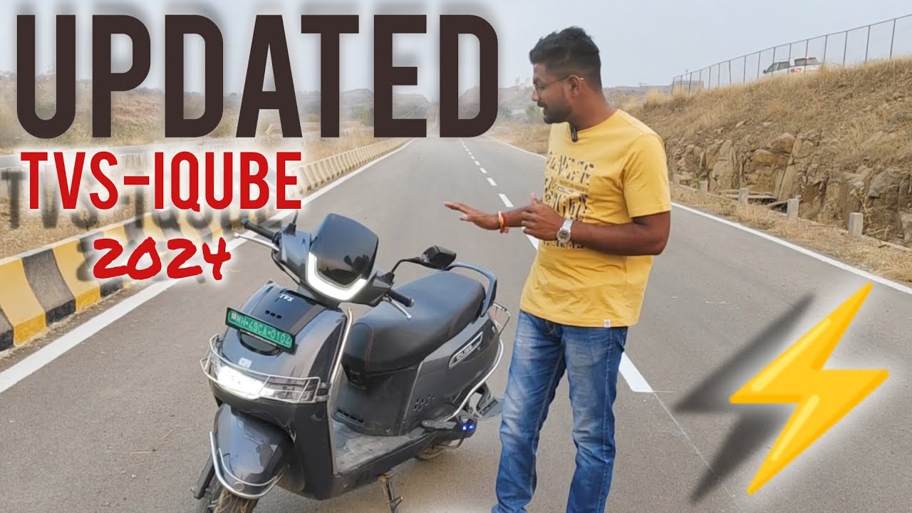 ⚡Updated TVS-iQube Electric-2024 #automobile #tvs #rider #iqube # ...