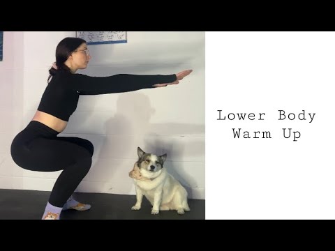 Lower Body Warm Up | Warm up before you lift - YouTube