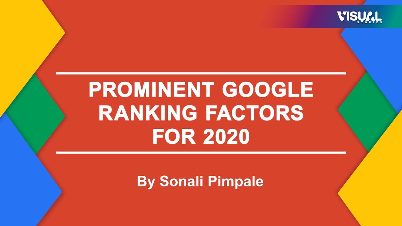 Prominent Google Ranking Factors for 2020 - YouTube