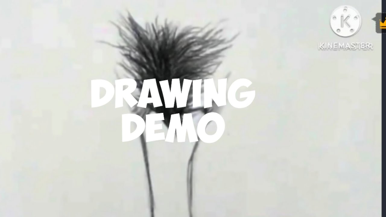 draw dry brush | drawing demo - YouTube