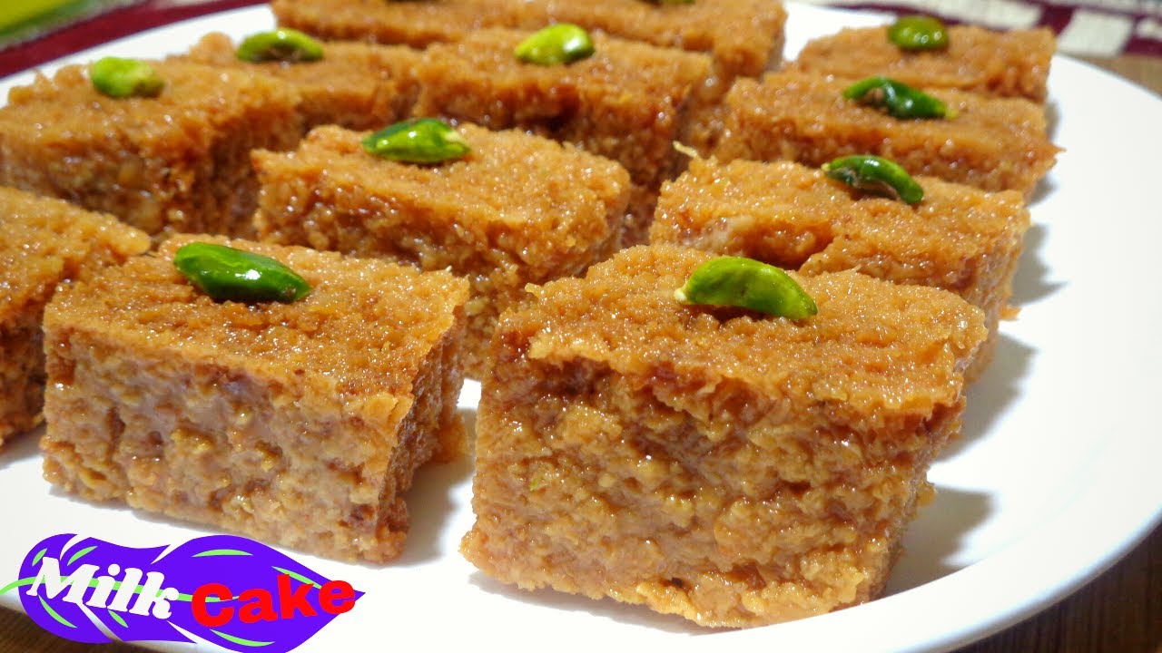 Milk Cake Recipe | Milk Cake Kalakand Recipe | Perfect Alwar Ka Mawa ...
