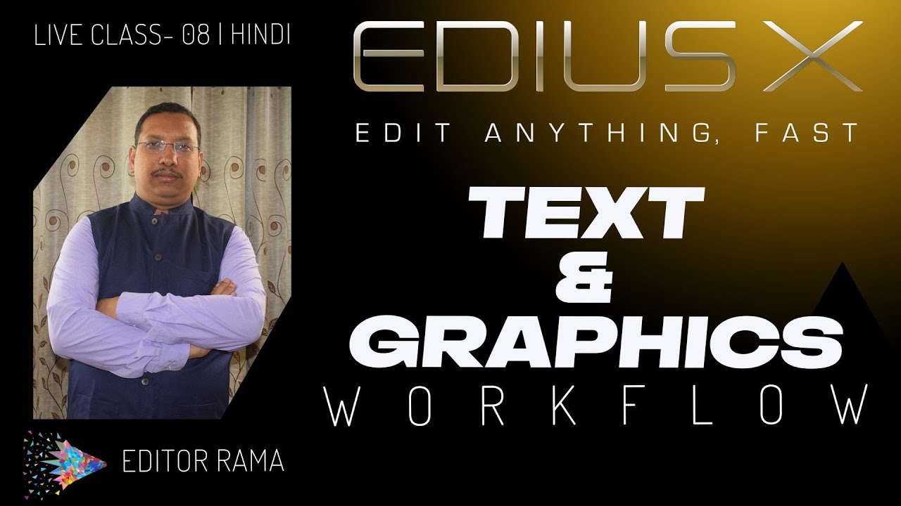 Edius X - Online Free Live Video Editing Class | Layouter Setting | Editor Rama | Mantra Adcom ...