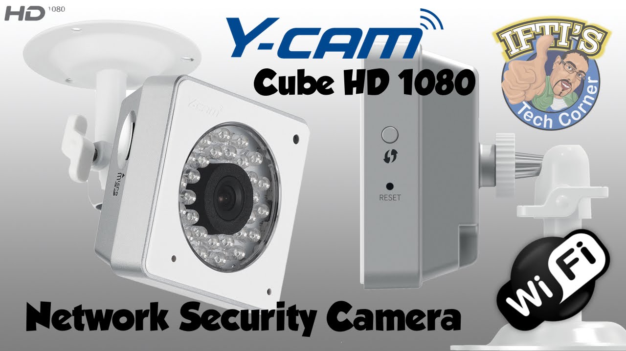 Y-Cam Cube HD 1080 Wireless Network Security Camera - REVIEW - YouTube