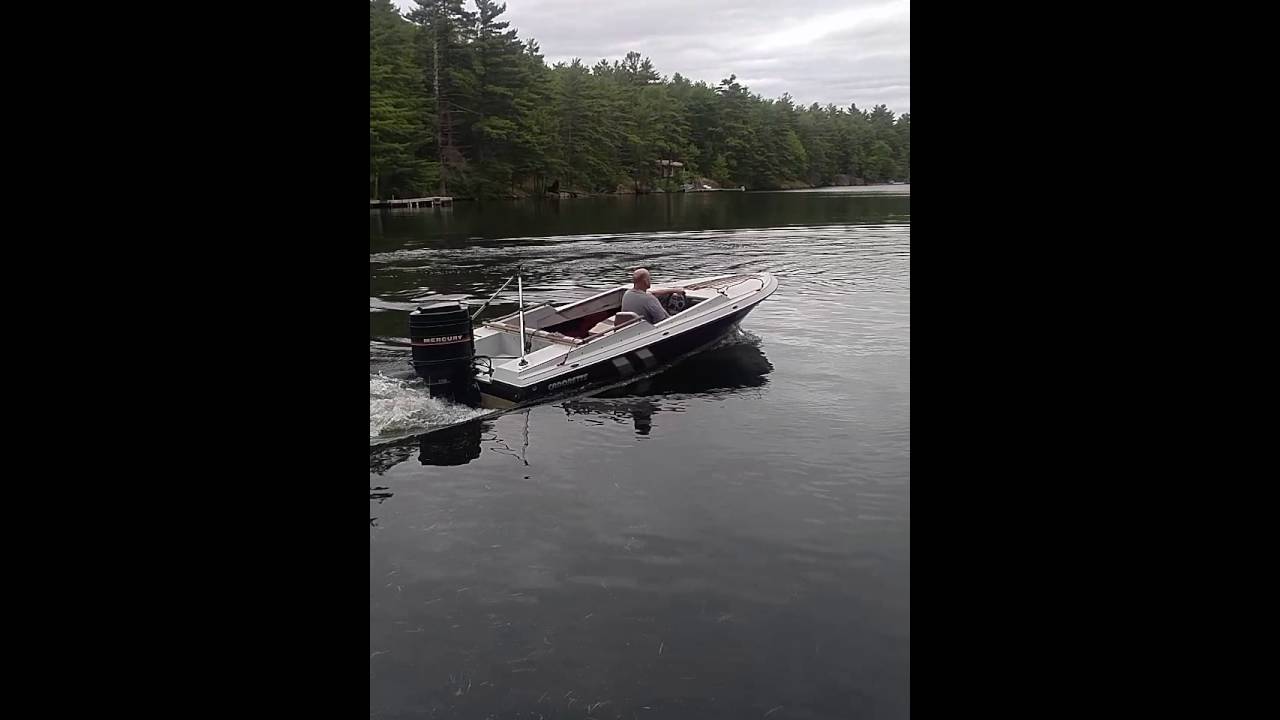 Cadorette boat and motor - YouTube